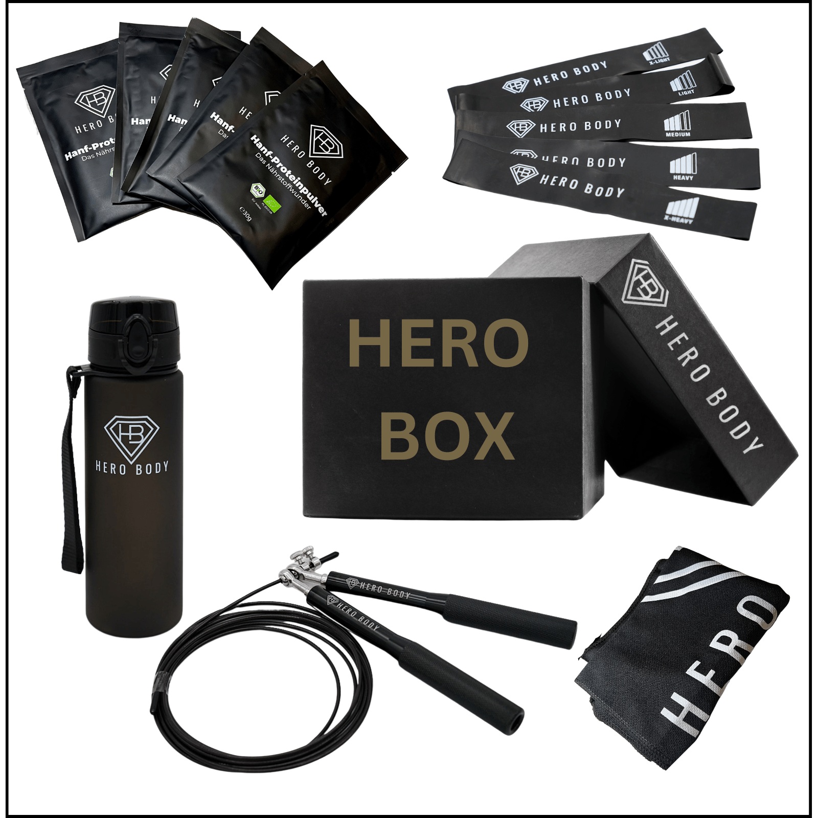 HERO BOX- Die Fitness BOX für Männer und Frauen – HERO BODY
